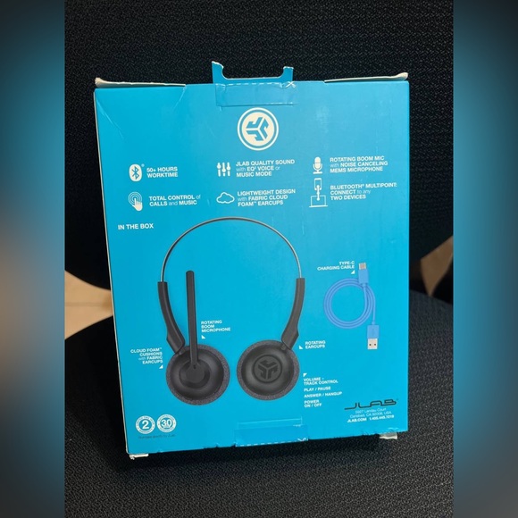 Jlab | Headphones | Jlab Go Work Pop Wireless Headset Black New Damaged ...